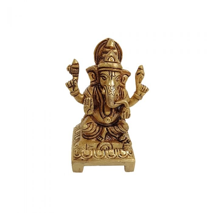 Lambodar Ganesha Idol/Murti in Brass Buy Online in USA/UK/Europe