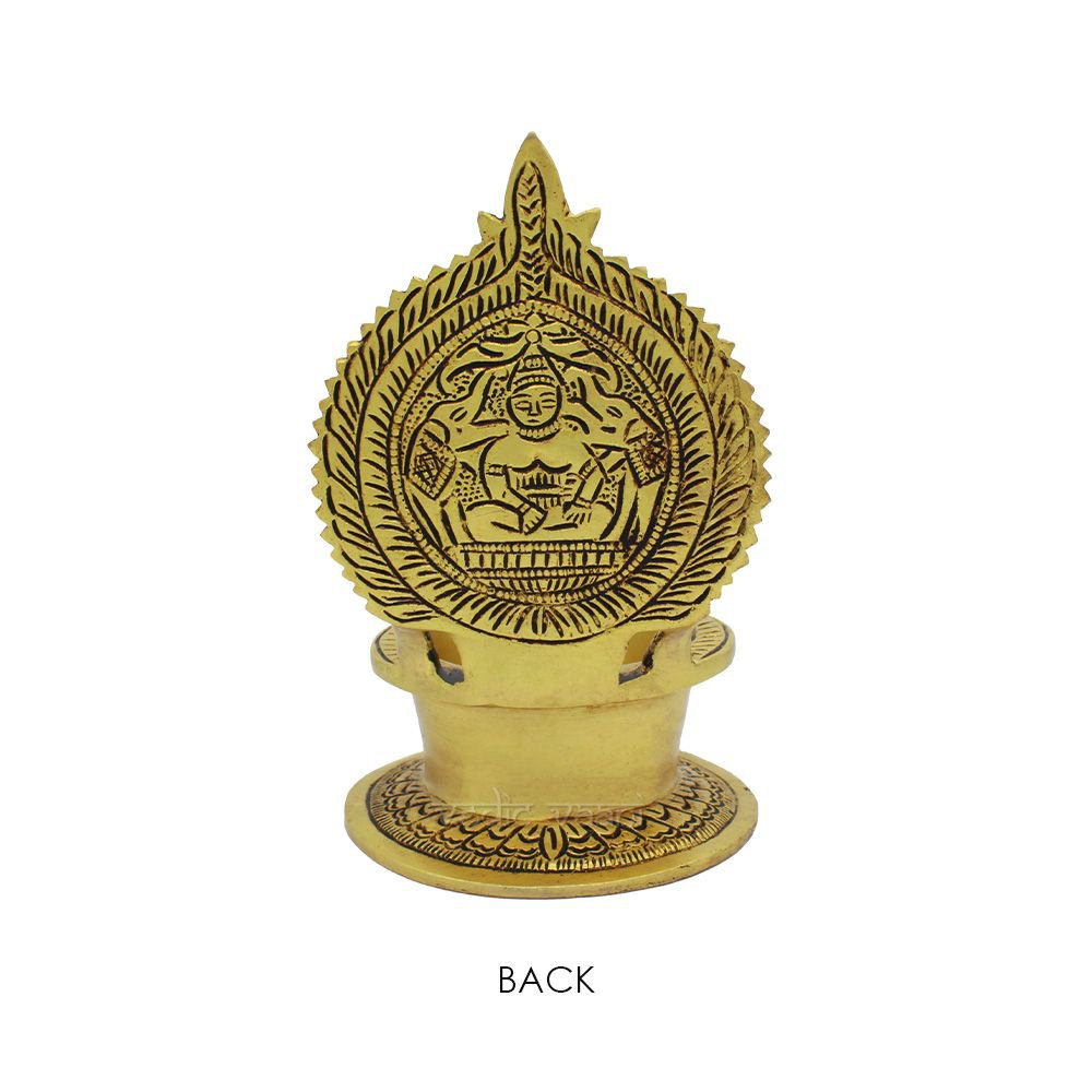 Chaitanya Ashta Lakshmi (Laxmi) Auspicious Symbol Diya Oil Lamp (1 Pcs)