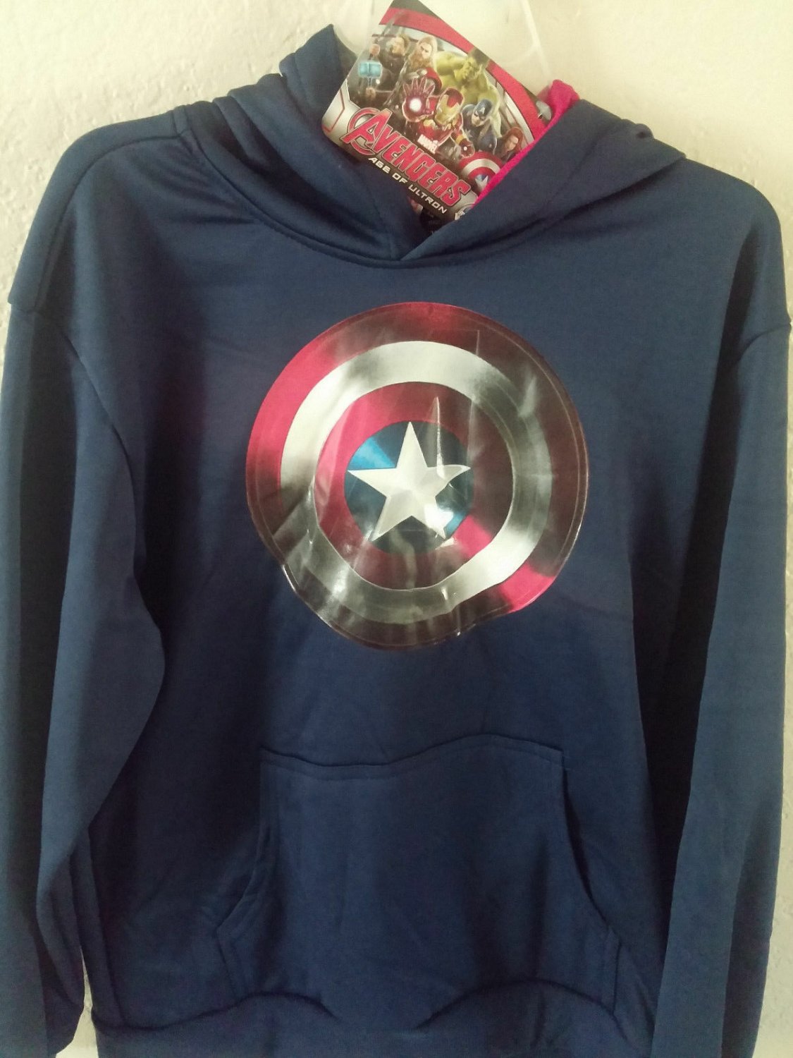AVENGERS COMIC BOOK MARVEL BOYS HOODIE..MAD ENGINE INC XXL - 2EG -18 NWT