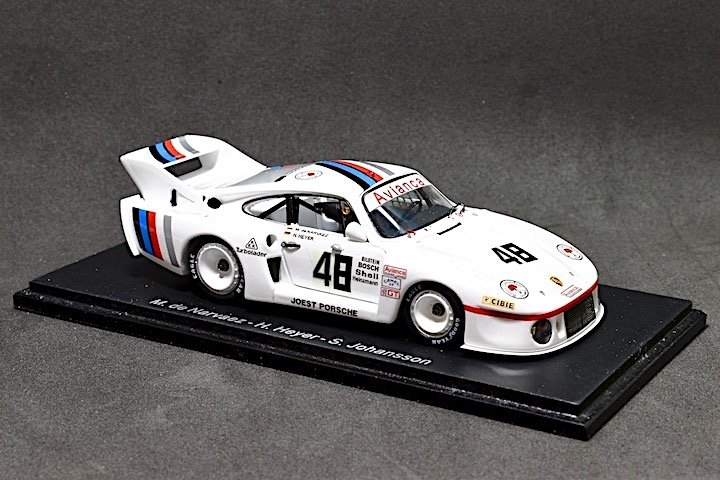 Spark Model S4184 Porsche 935 #48 'de Narvaez - Heyer - Johansson' 1st ...