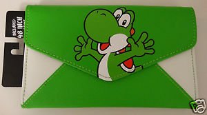 Yoshi Super Mario Brothers Nintendo Envelope Wallet Nwt