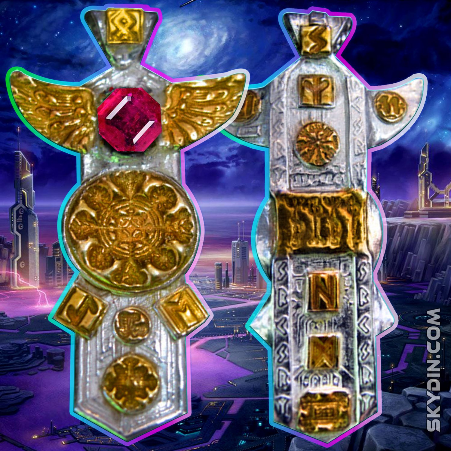 Psychic Receiver Pendant Silver Spiritual Jewelry Metaphysical Select ...