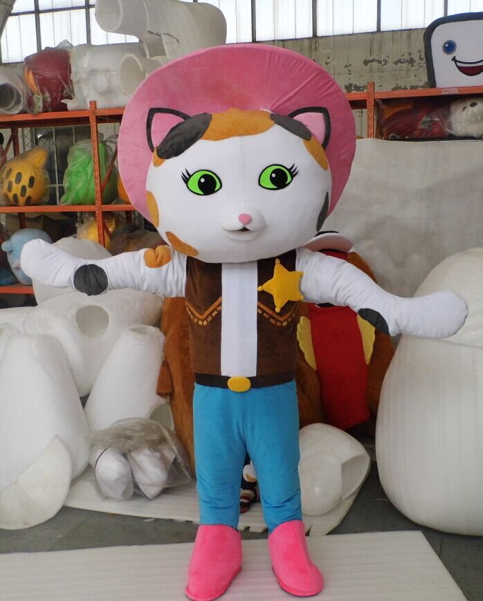 Custom made Sheriff Callie mascot costume from Sheriff Callie's Wild ...