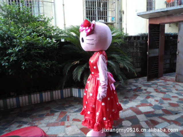 Custom made Hello Kitty Mascot Costume for Birthday party