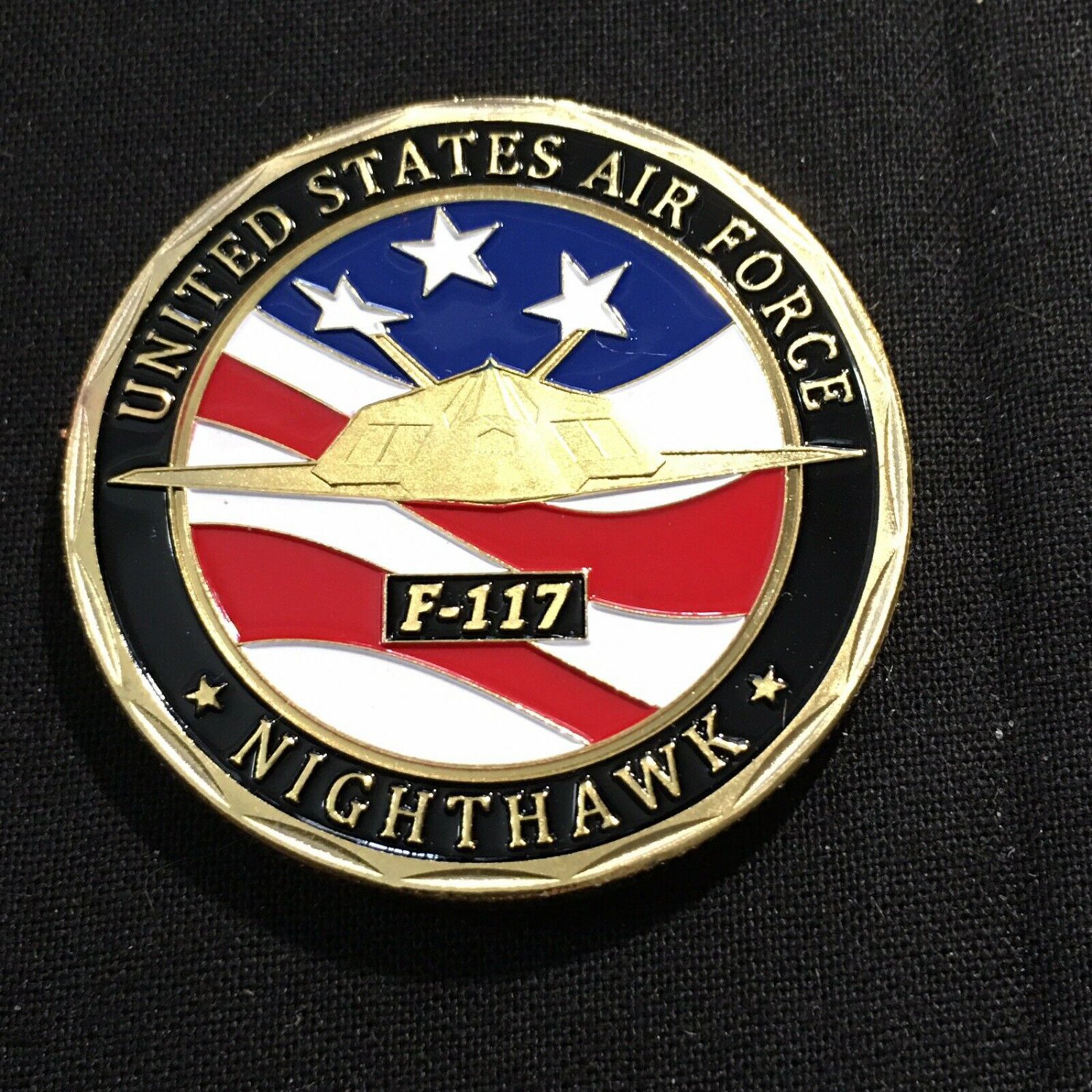 F-117 Stealth Fighter-Bomber Challenge Coin-United States AIR FORCE ...