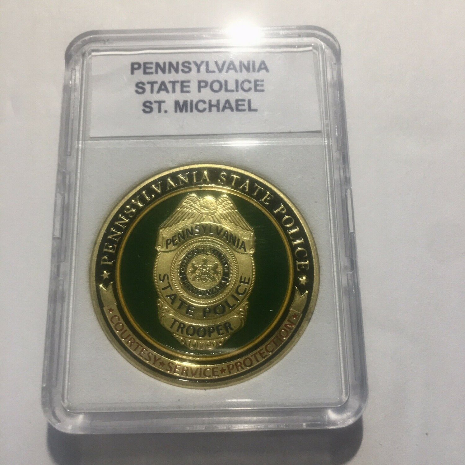 PENNSYLVANIA STATE POLICE Challenge Coin 40mm with Case P62