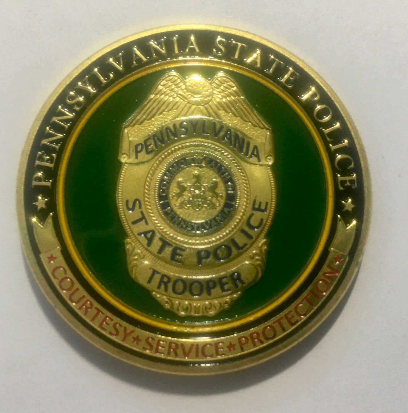 PENNSYLVANIA STATE POLICE Challenge Coin 40mm with Case P62