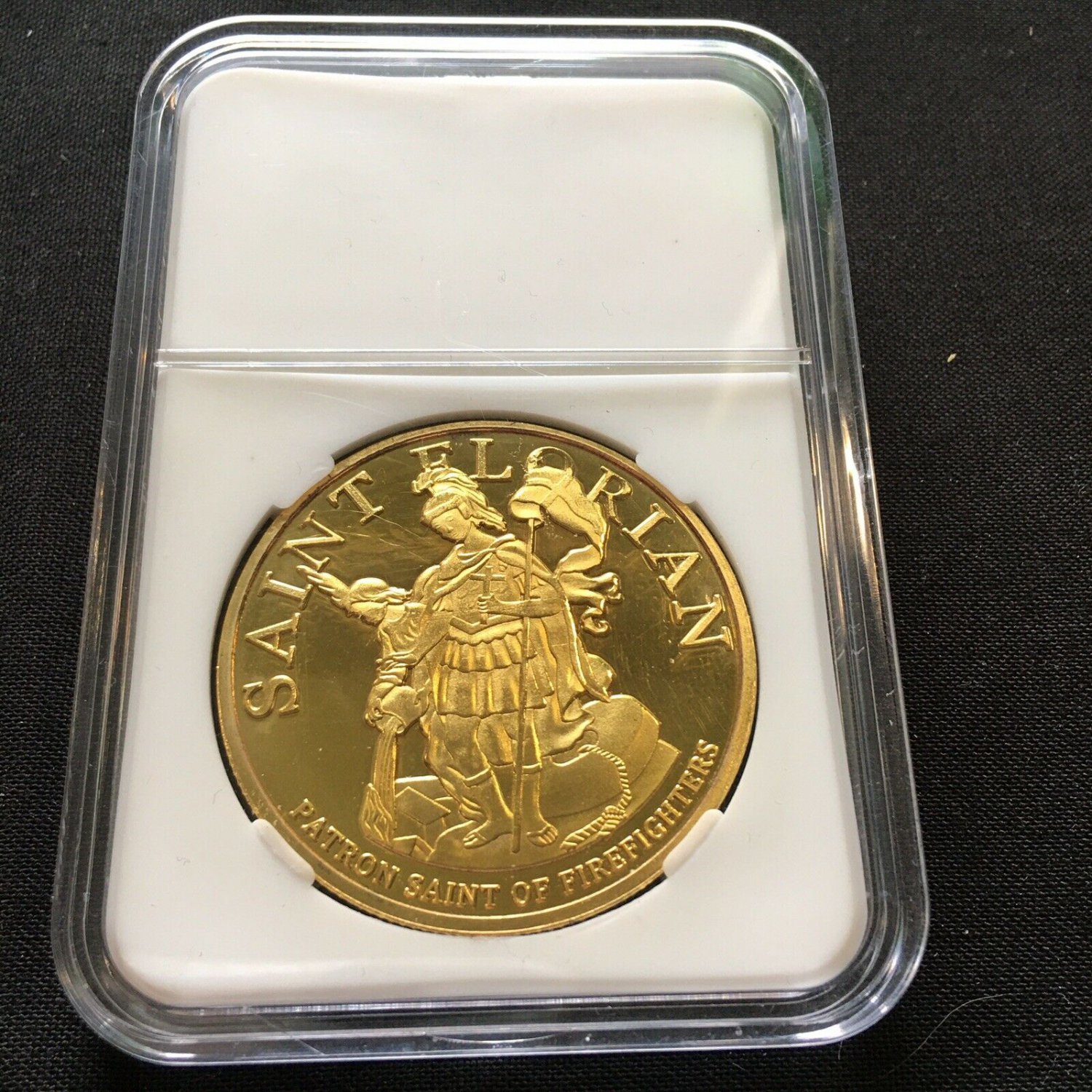 LAFD LOS ANGELES FIRE DEPARTMENT GOLD PLATED FINISH Challenge Coin 40mm ...