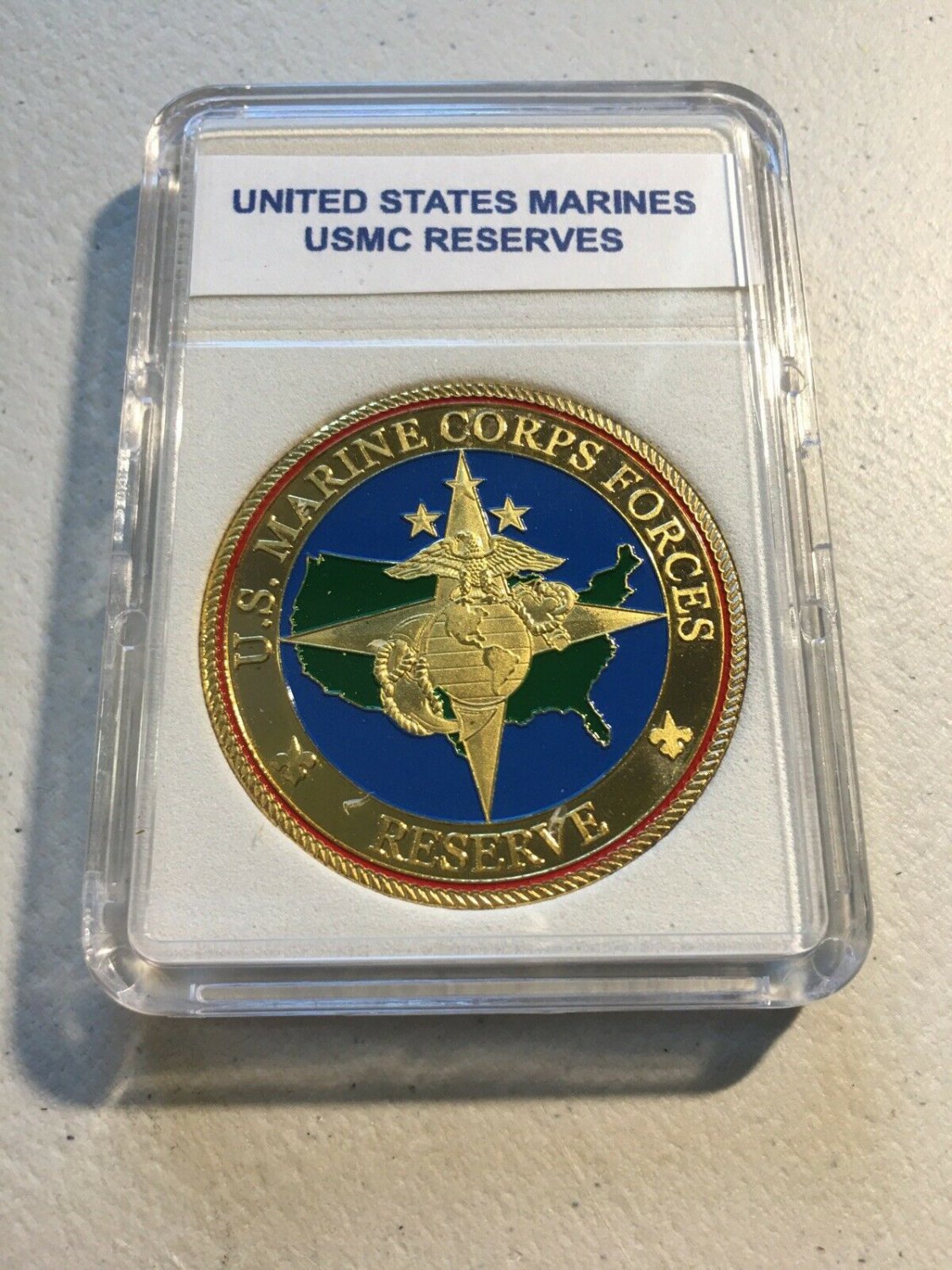 USMC RESERVES Challenge Coin Semper Fi US Marine Corps USMC #M-16