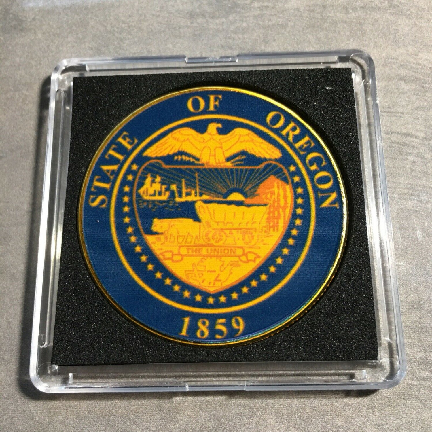 OREGON State Seal Colorized Collectible Challenge Coin #359