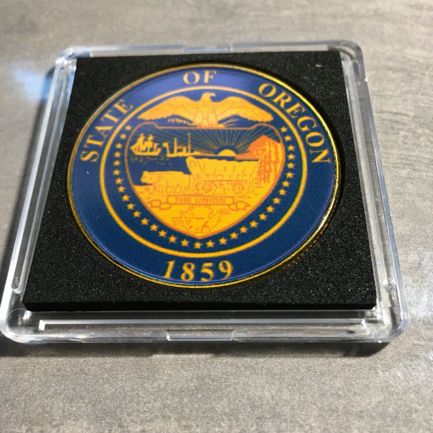 OREGON State Seal Colorized Collectible Challenge Coin #359