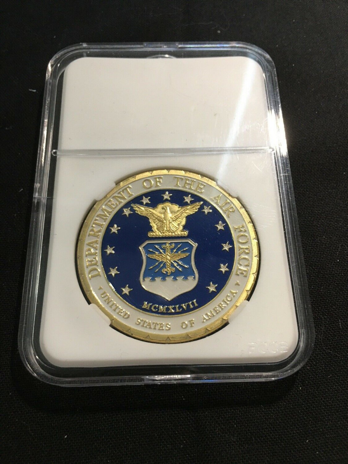 COMBAT CONTROL Challenge Coin United States AIR FORCE USAF w Case! AF7