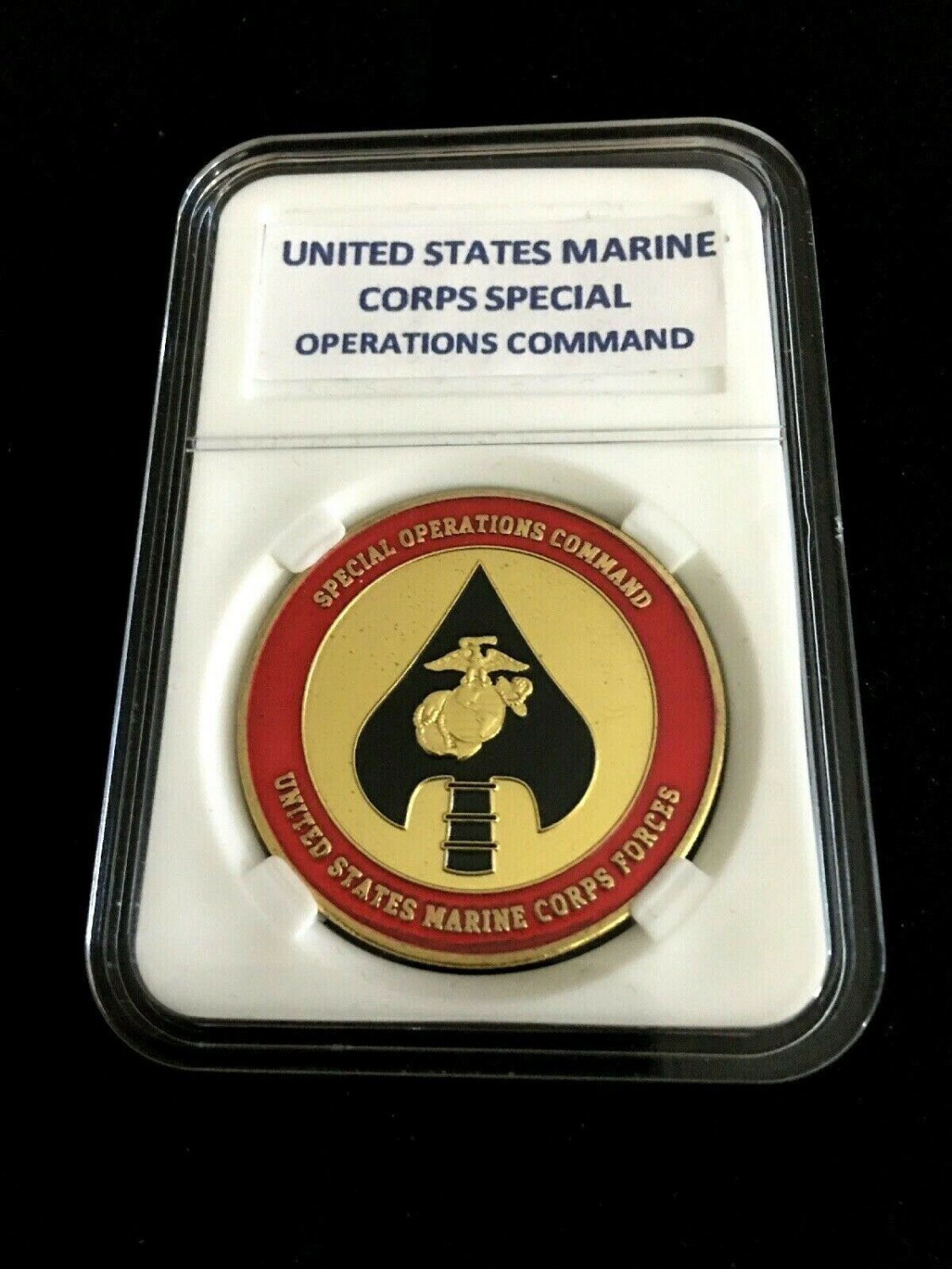 Special Operations Command Forces MARSOC US Marines-USMC Challenge Coin M4