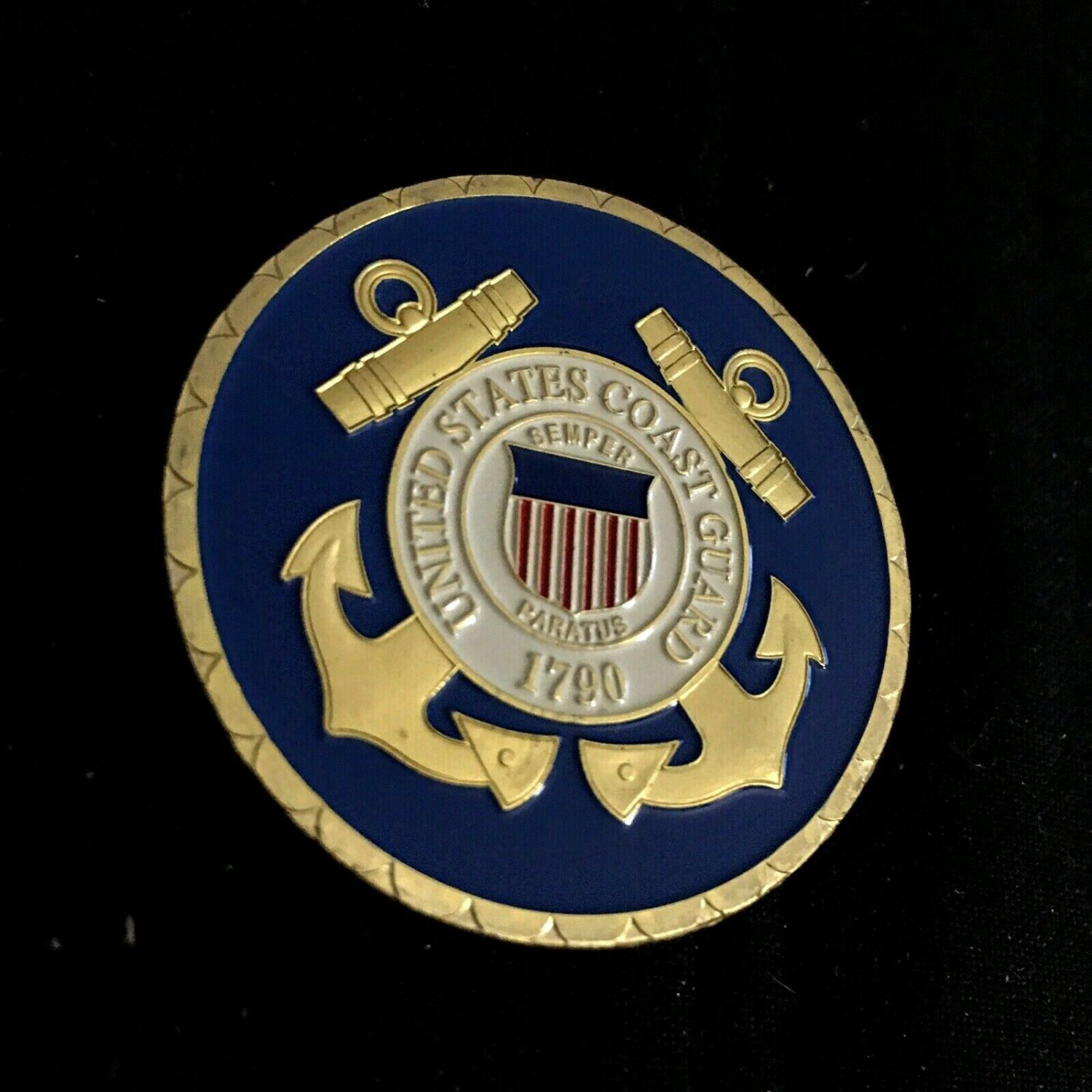 MARITIME LAW ENFORCEMENT Challenge Coin USCG-US Coast Guard Gold CG2