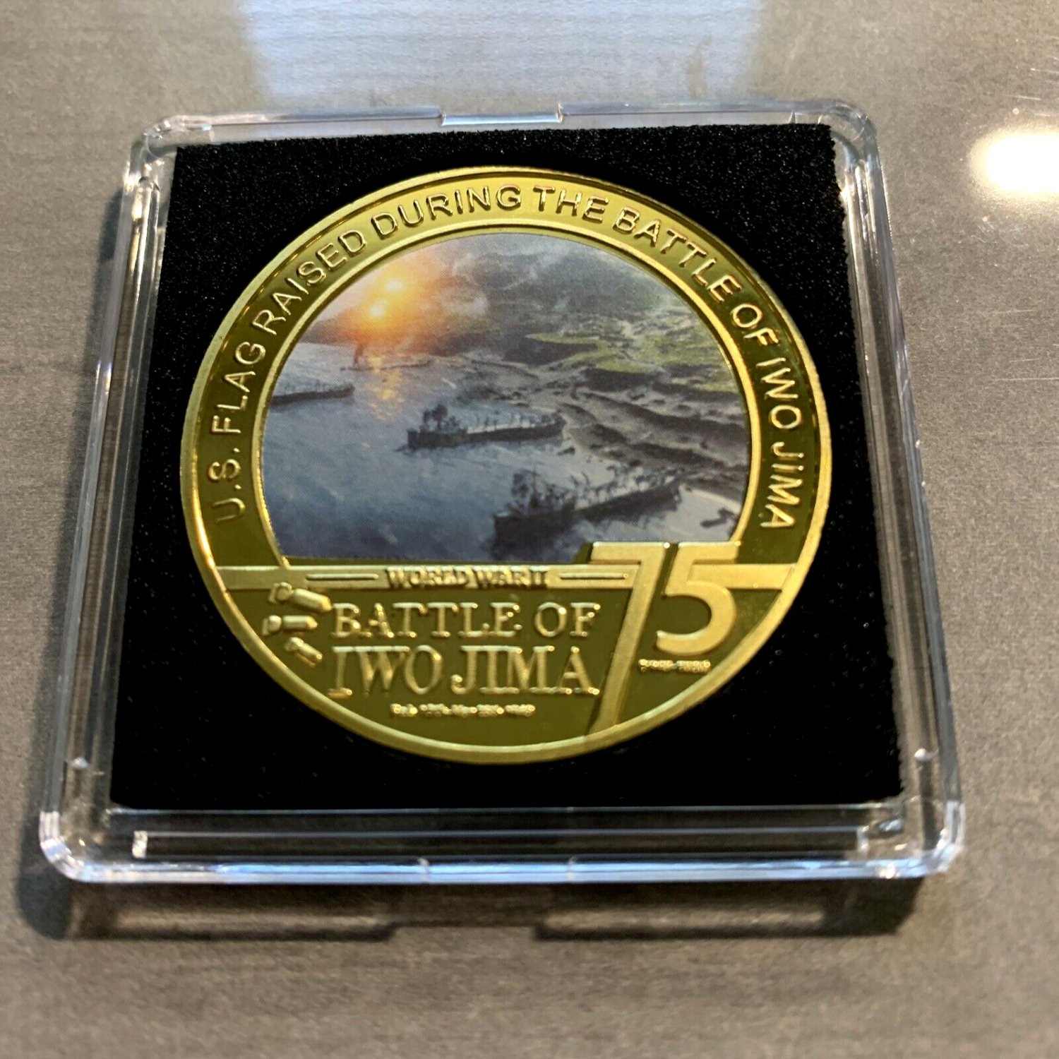 WW2 GREAT BATTLE OF IWO JIMA-5 Challenge COIN SET! 75th Anniversary ...