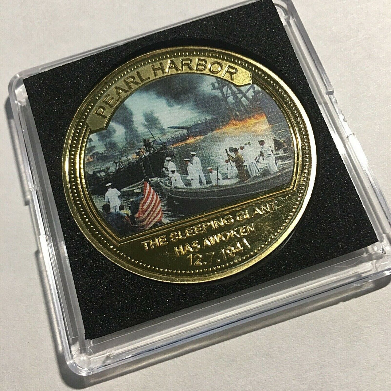 WW2 PEARL HARBOR 5 CHALLENGE COIN SET & TIME MAG SPEC EDITION-80th ...