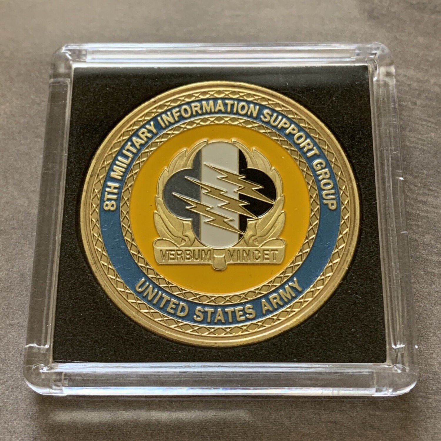 UNITED STATES ARMY Challenge Coin - 8TH MILITARY INFORMATION SUPPORT GROUP