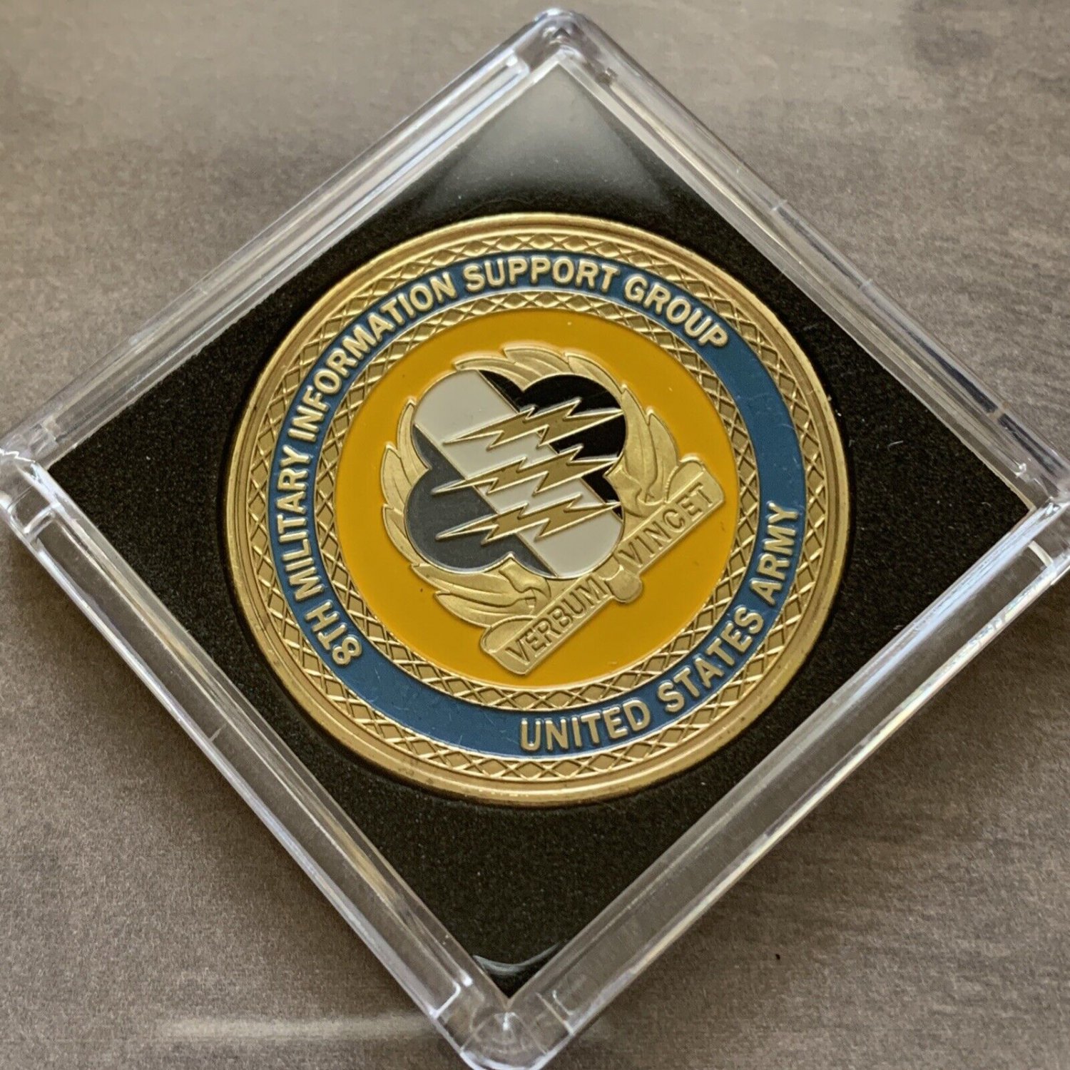UNITED STATES ARMY Challenge Coin - 8TH MILITARY INFORMATION SUPPORT GROUP