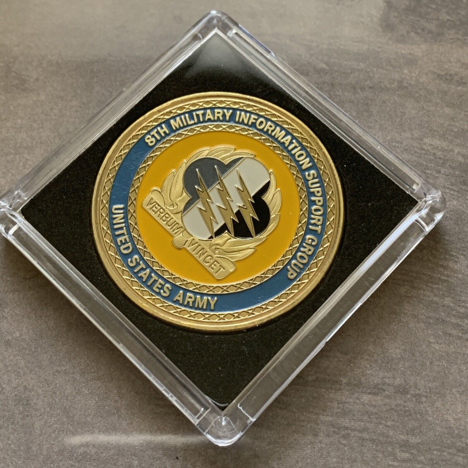 UNITED STATES ARMY Challenge Coin - 8TH MILITARY INFORMATION SUPPORT GROUP