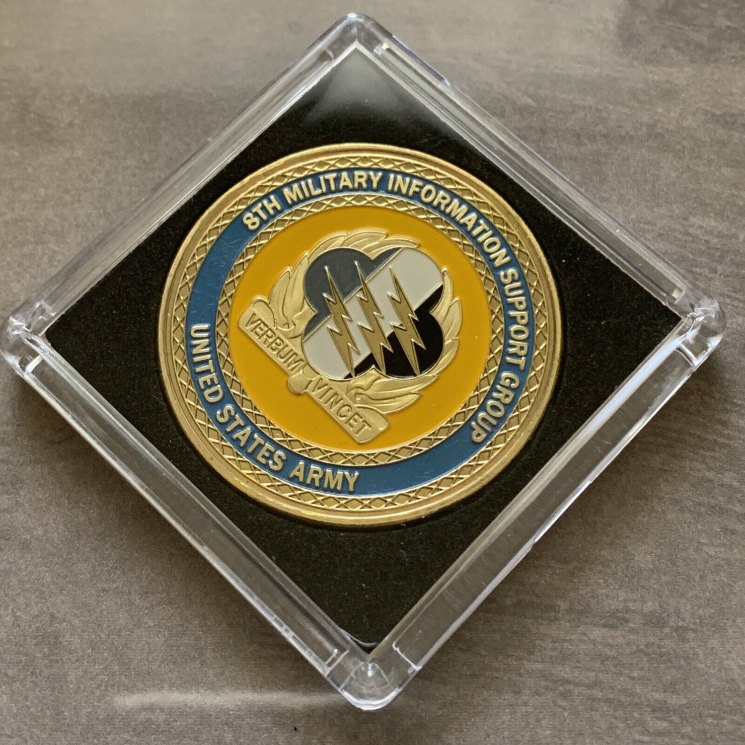 UNITED STATES ARMY Challenge Coin - 8TH MILITARY INFORMATION SUPPORT GROUP