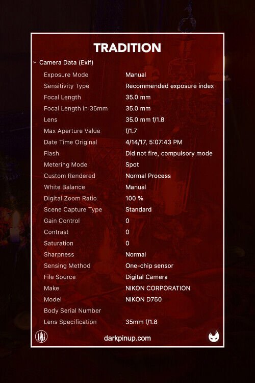 "TRADITION" Dark Pin Up Sexy Digital Photo Collectible NFT Blockchain Mint #295