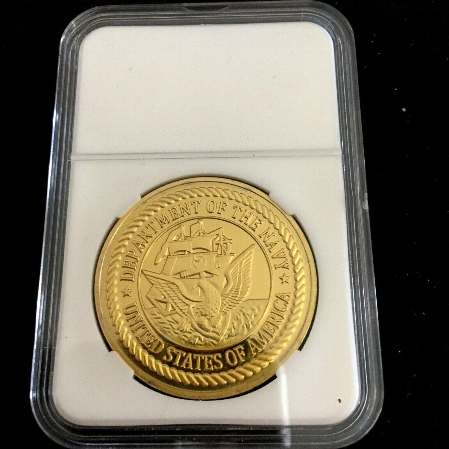 USS RONALD REAGAN - CVN-76 Challenge Coin USN-US NAVY 40mm with Case