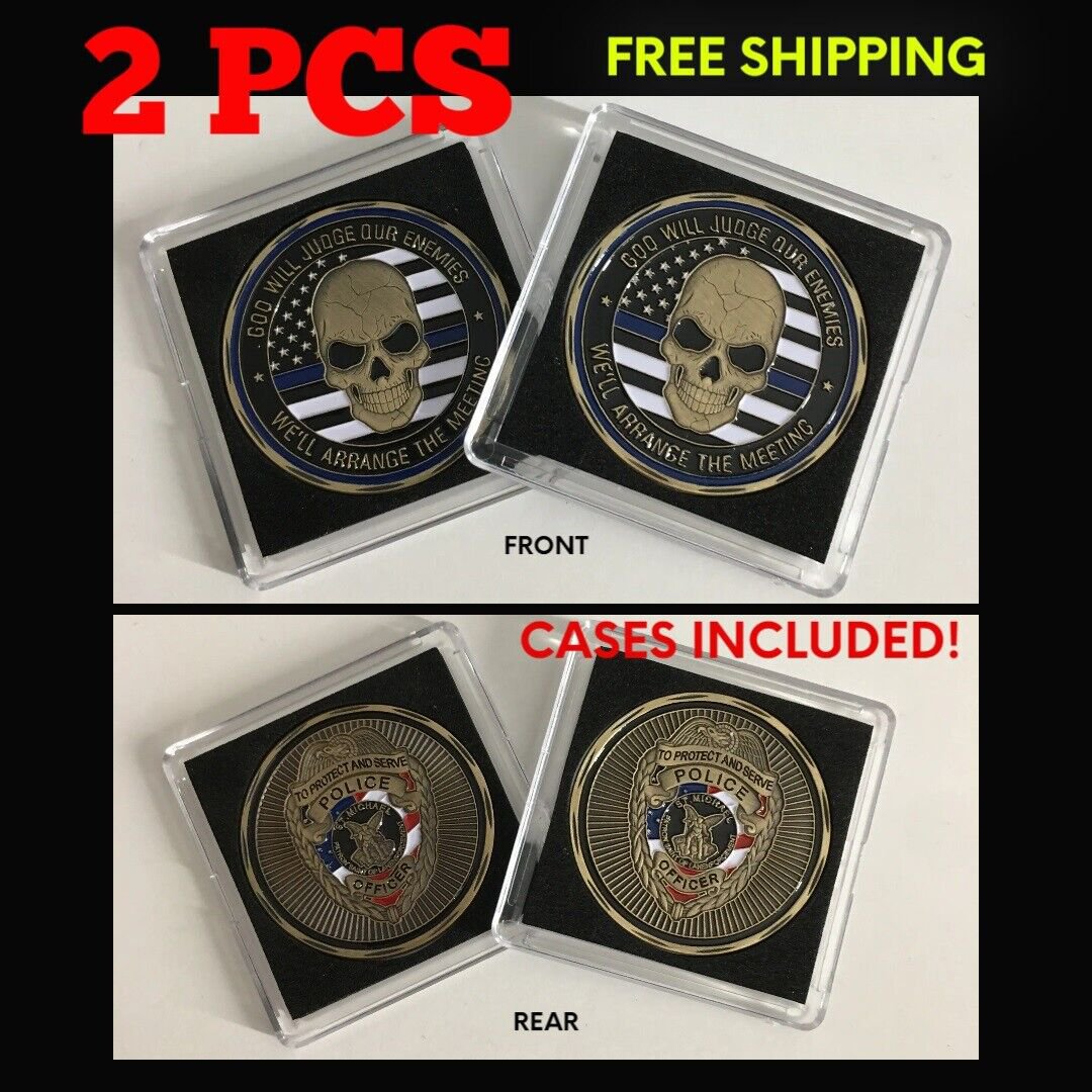 Police Challenge Coin Law Enforcement 2PCS St Michael Catholic ...