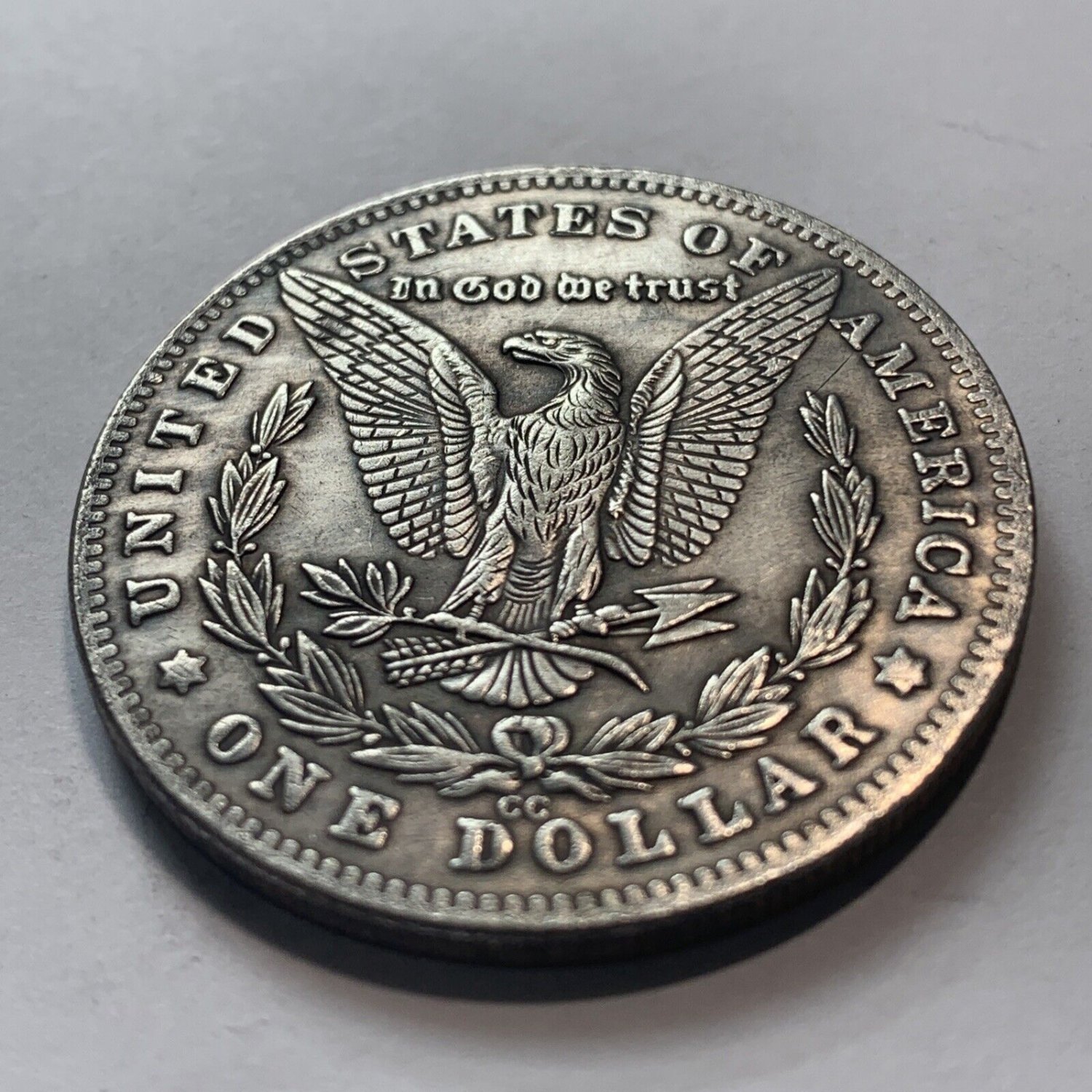 Skull Gangster-Mobster Challenge Coin Novelty Good Luck Heads Tails ...