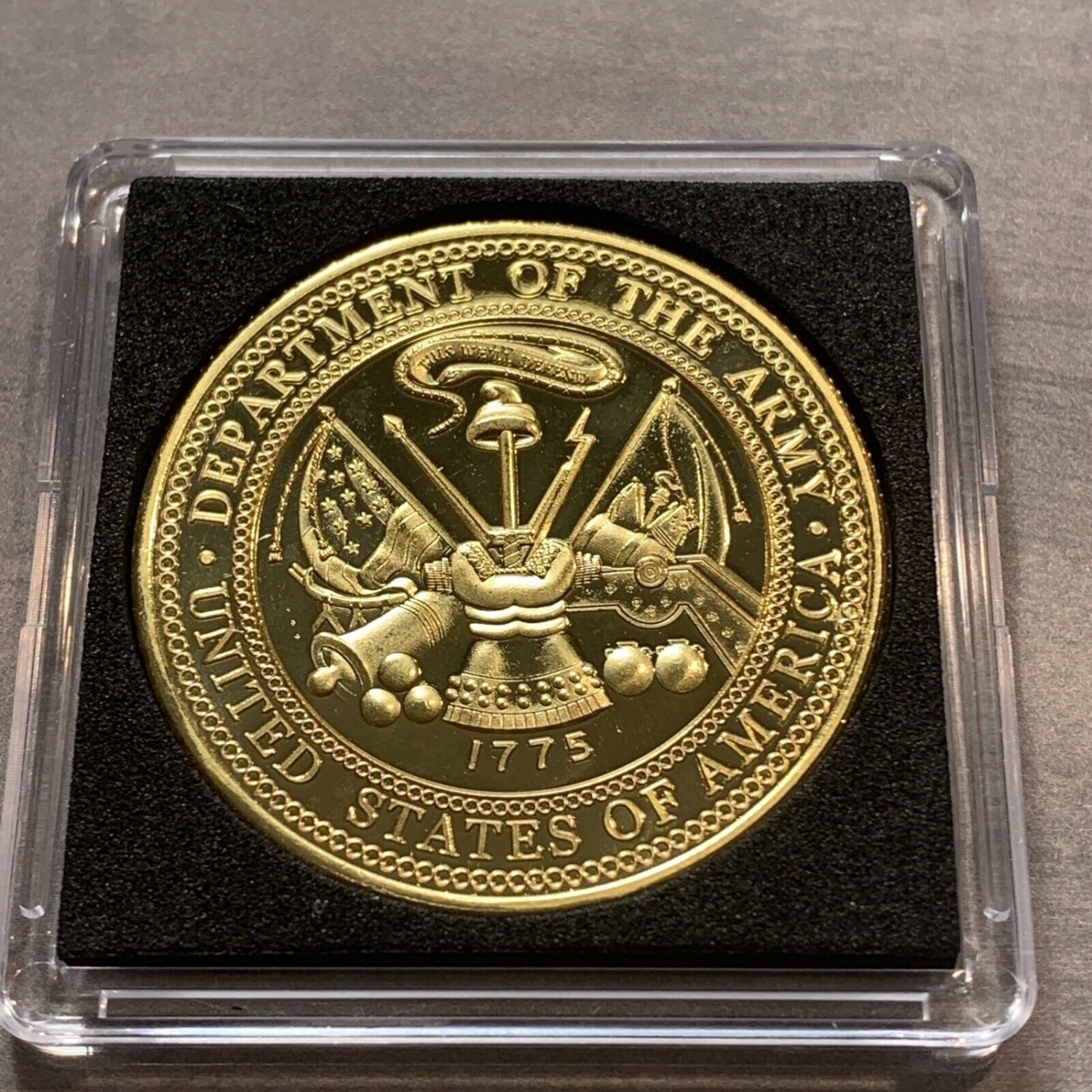 US ARMY ARMOR Challenge Coin with Case-US Military