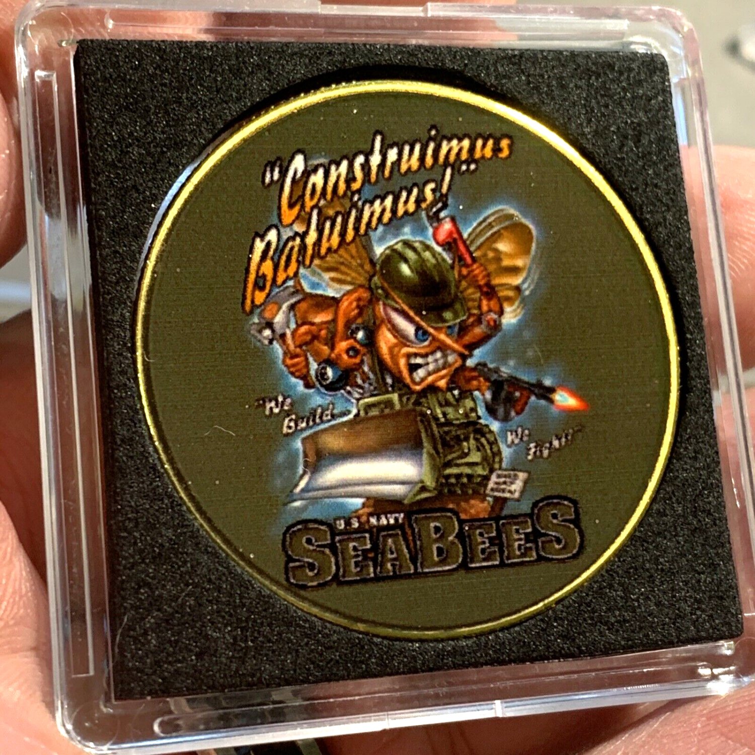 US Navy Seabees Challenge Coin "Constuimus Batuimimus" We Build-We ...