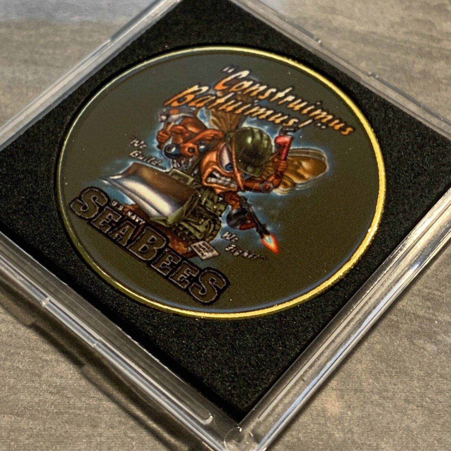US Navy Seabees Challenge Coin "Constuimus Batuimimus" We Build-We ...