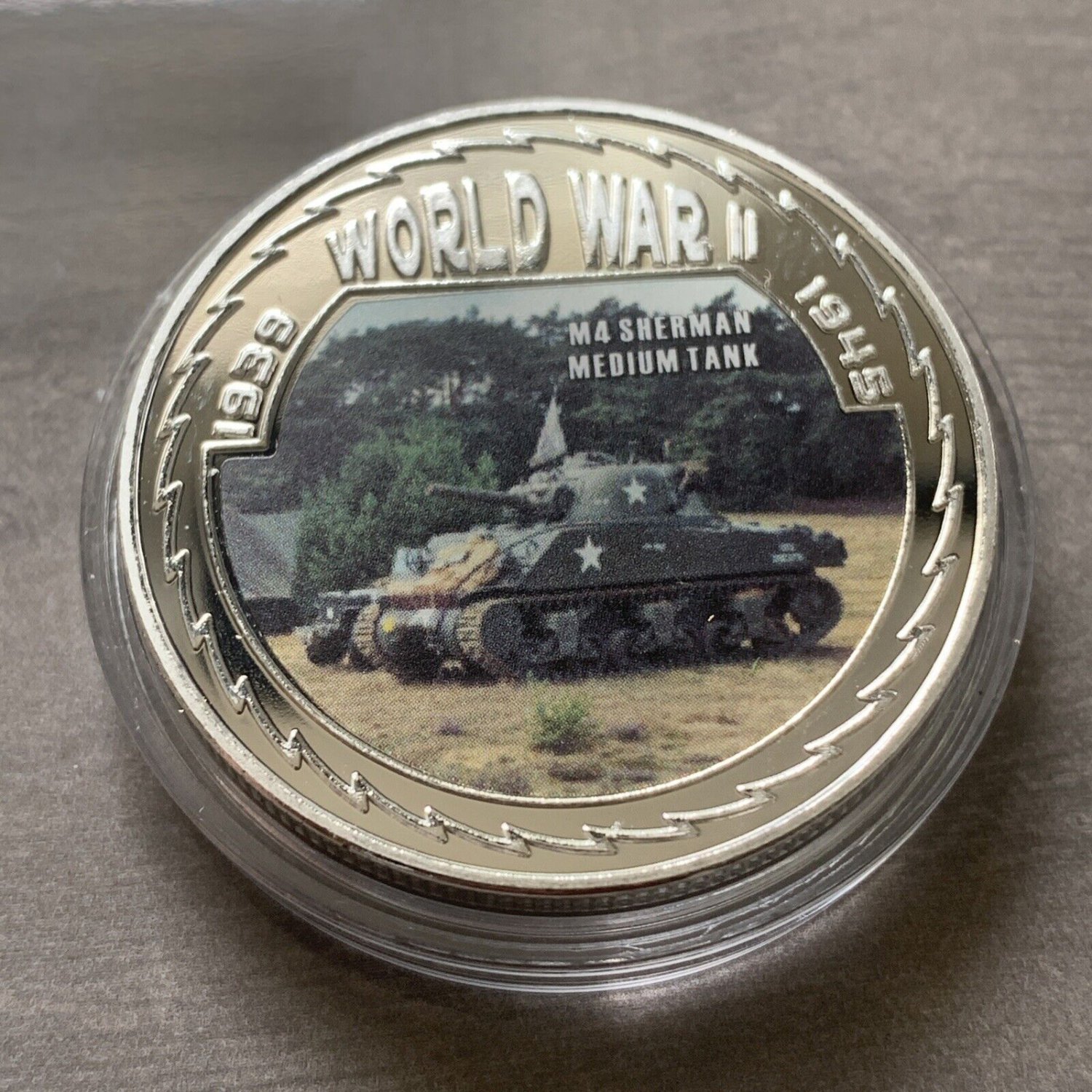 Great Tanks of WW2 Challenge Coin Set of 4-Great Deal!