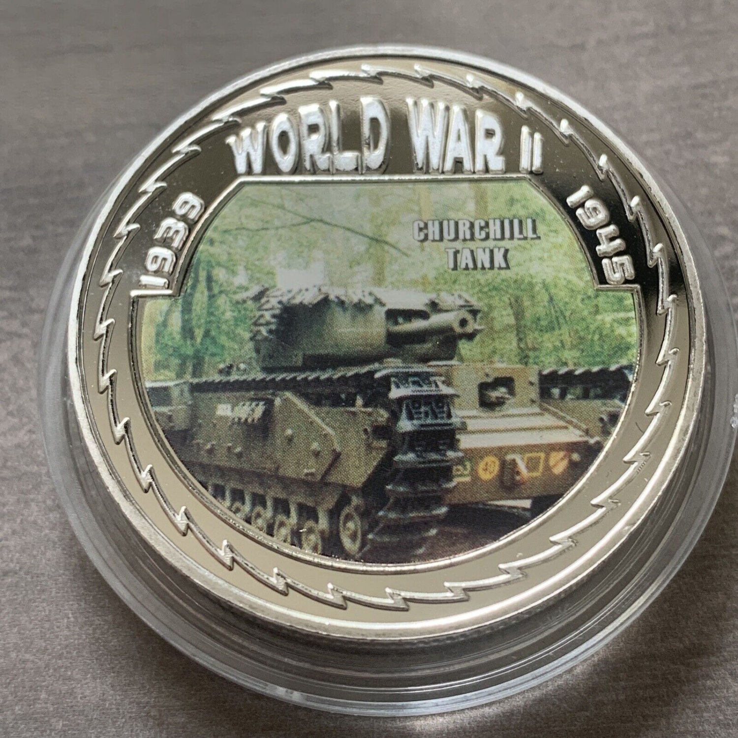 Great Tanks of WW2 Challenge Coin Set of 4-Great Deal!