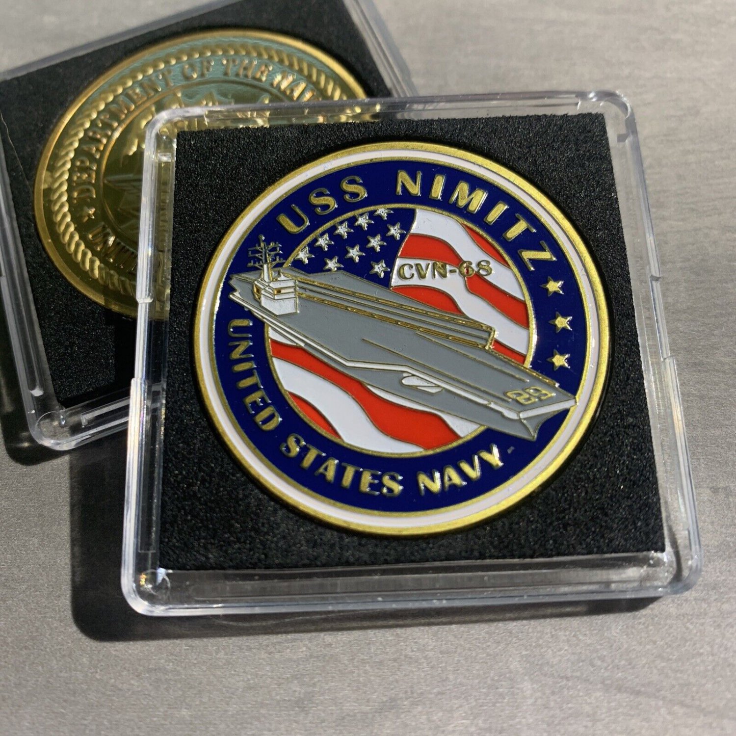 USS NIMITZ CVN-68 Challenge Coin USN-US NAVY 40mm #New