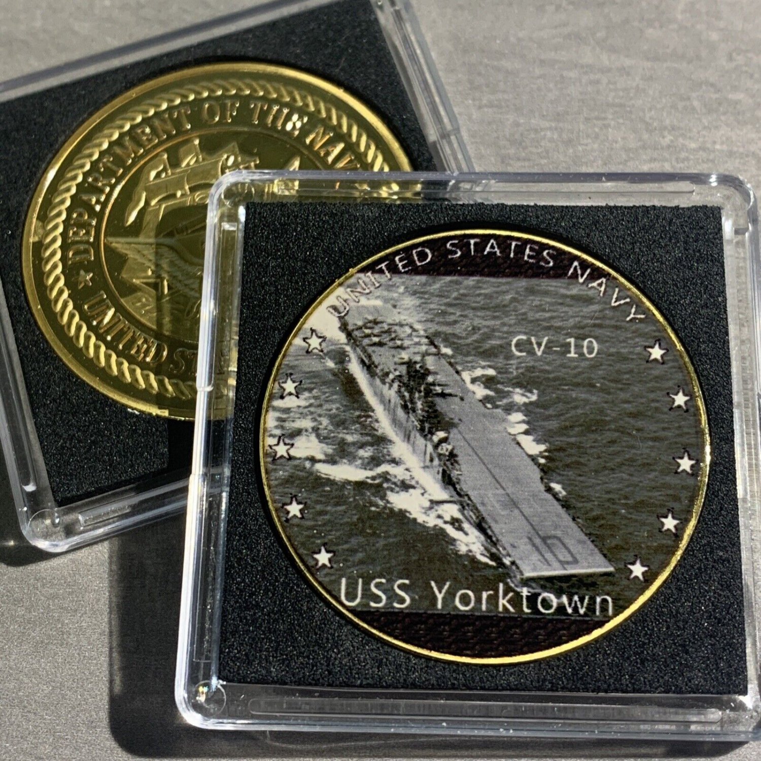 USS YORKTOWN CV-10 Challenge Coin USN-US NAVY 40mm #New!