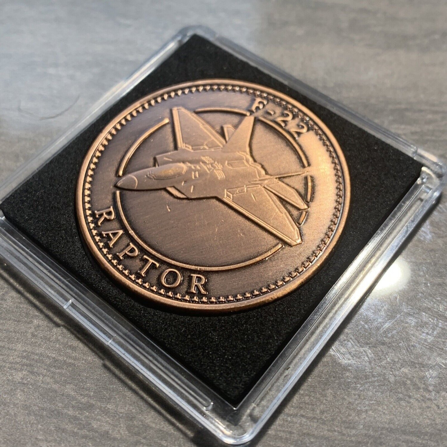 F-22 RAPTOR Stealth Fighter Challenge Coin United States AIR FORCE USAF ...