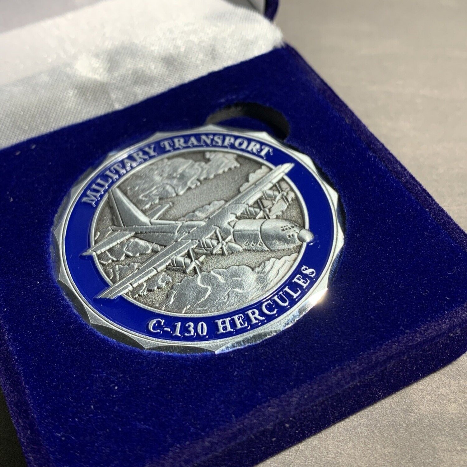 USAF C-130 HERCULES Challenge Coin 1.75" with Presentation Box
