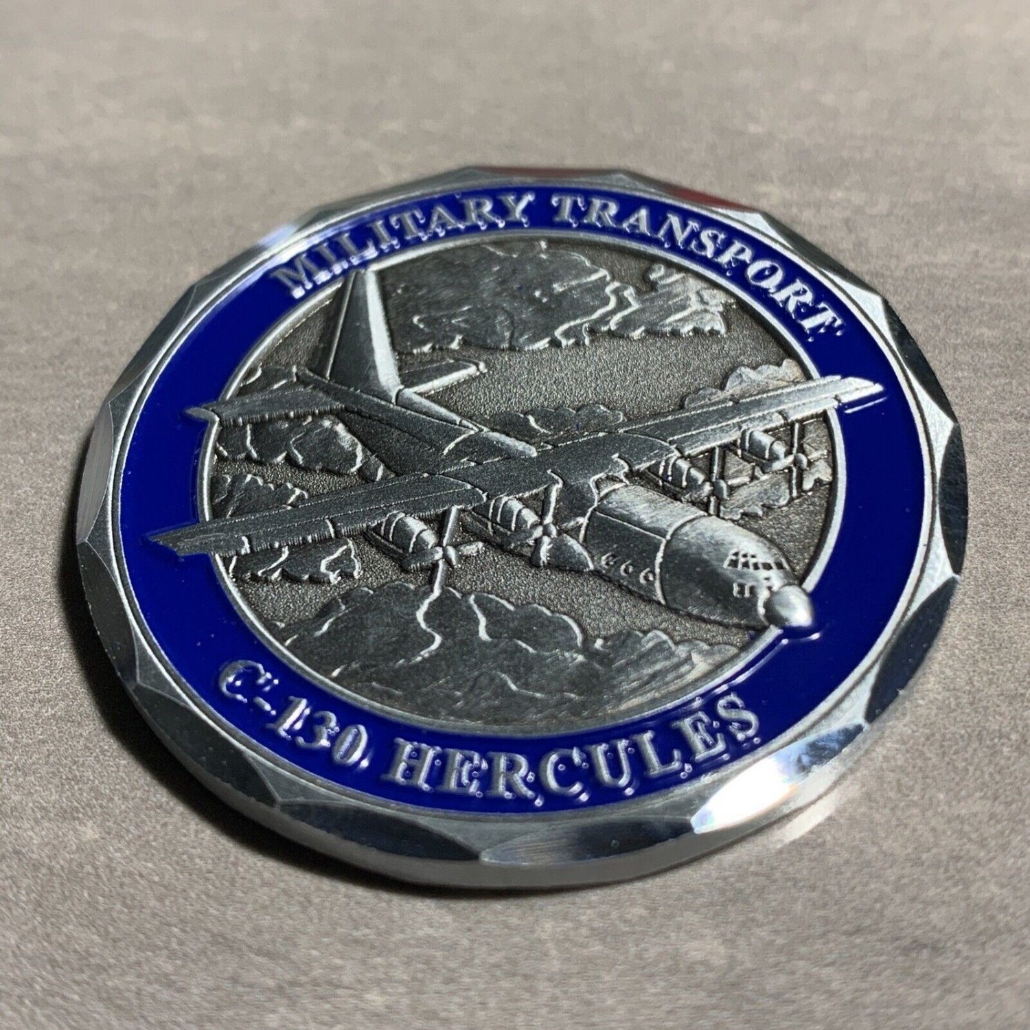 USAF C-130 HERCULES Challenge Coin 1.75" with Presentation Box