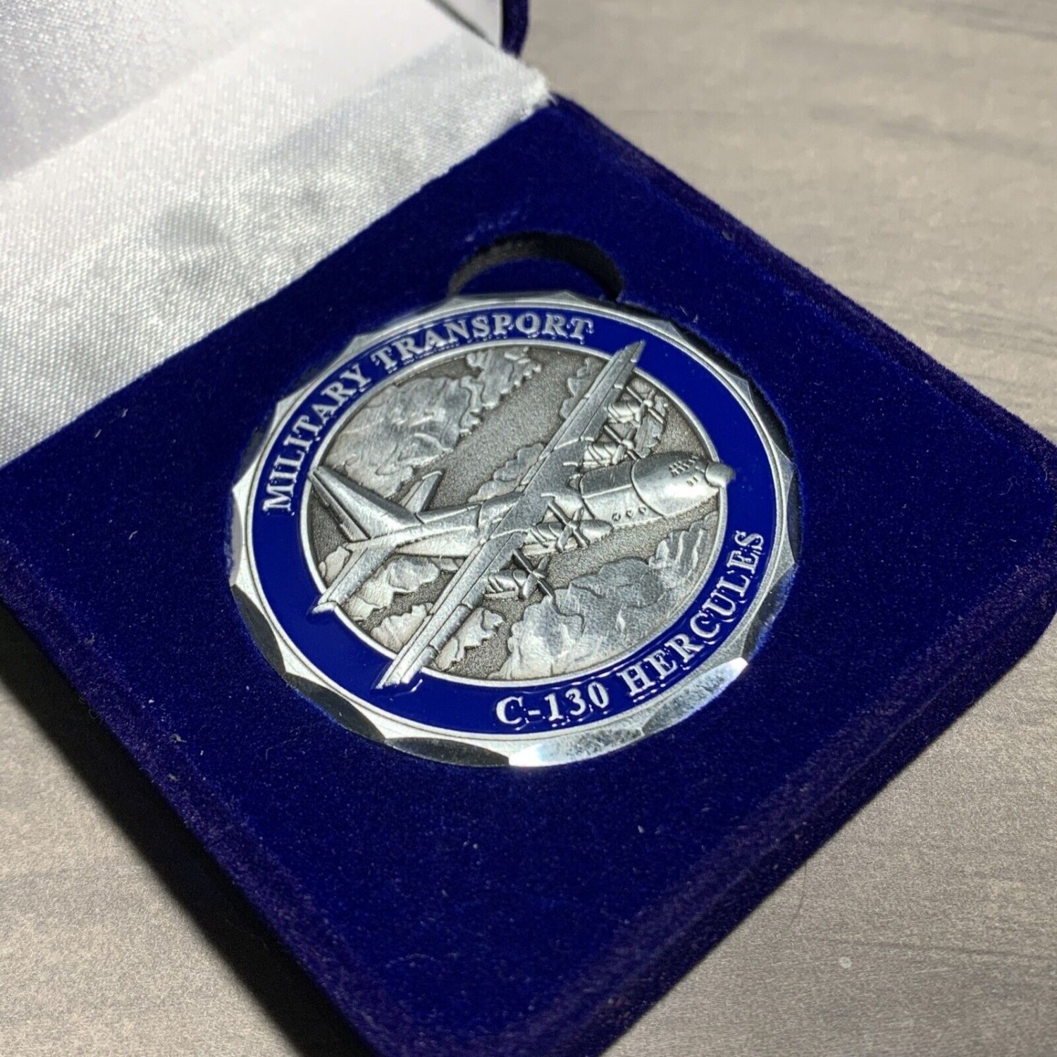 USAF C-130 HERCULES Challenge Coin 1.75" with Presentation Box