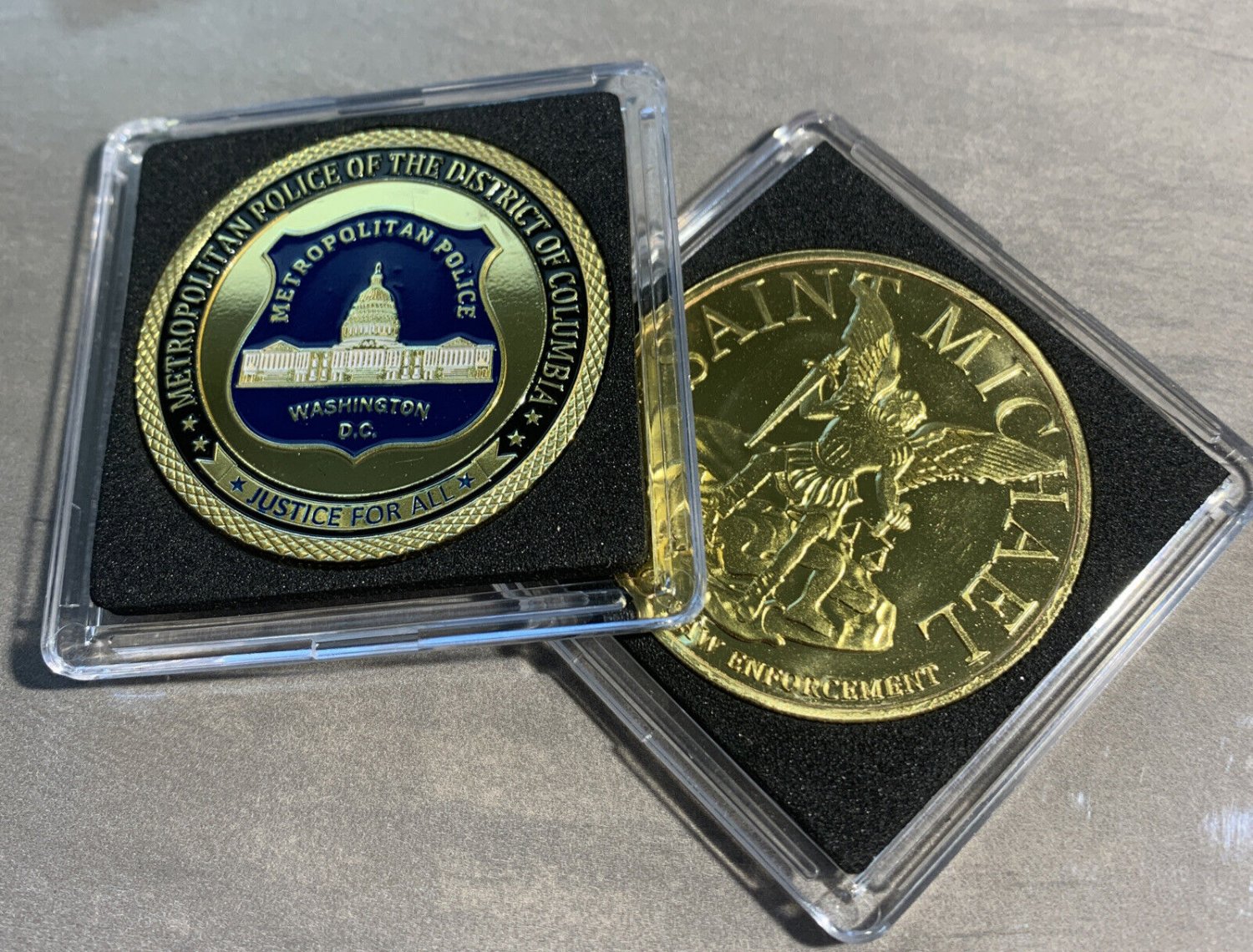 Washington D.C. Metropolitan POLICE DEPARTMENT GOLD FINISH Challenge ...