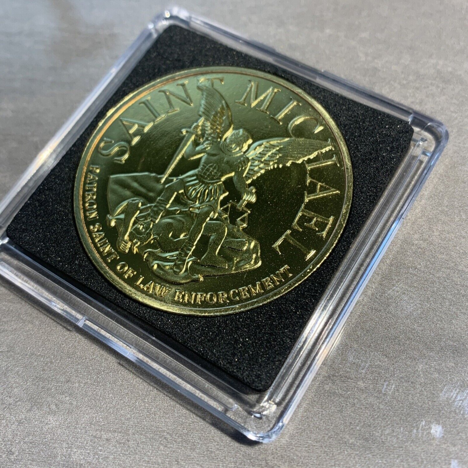 Massachusetts State Police Trooper Challenge Coin 40mm with Case New