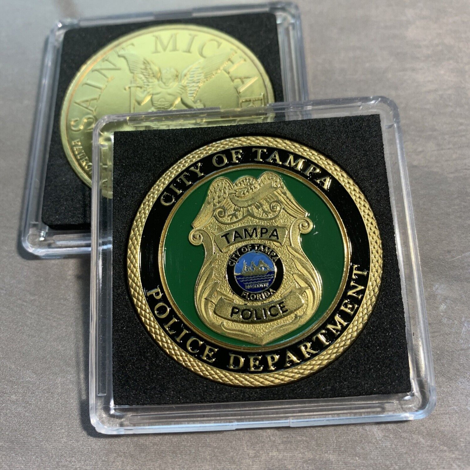 Tampa Police Department Challenge Coin St. Michael Guardian Protector ...