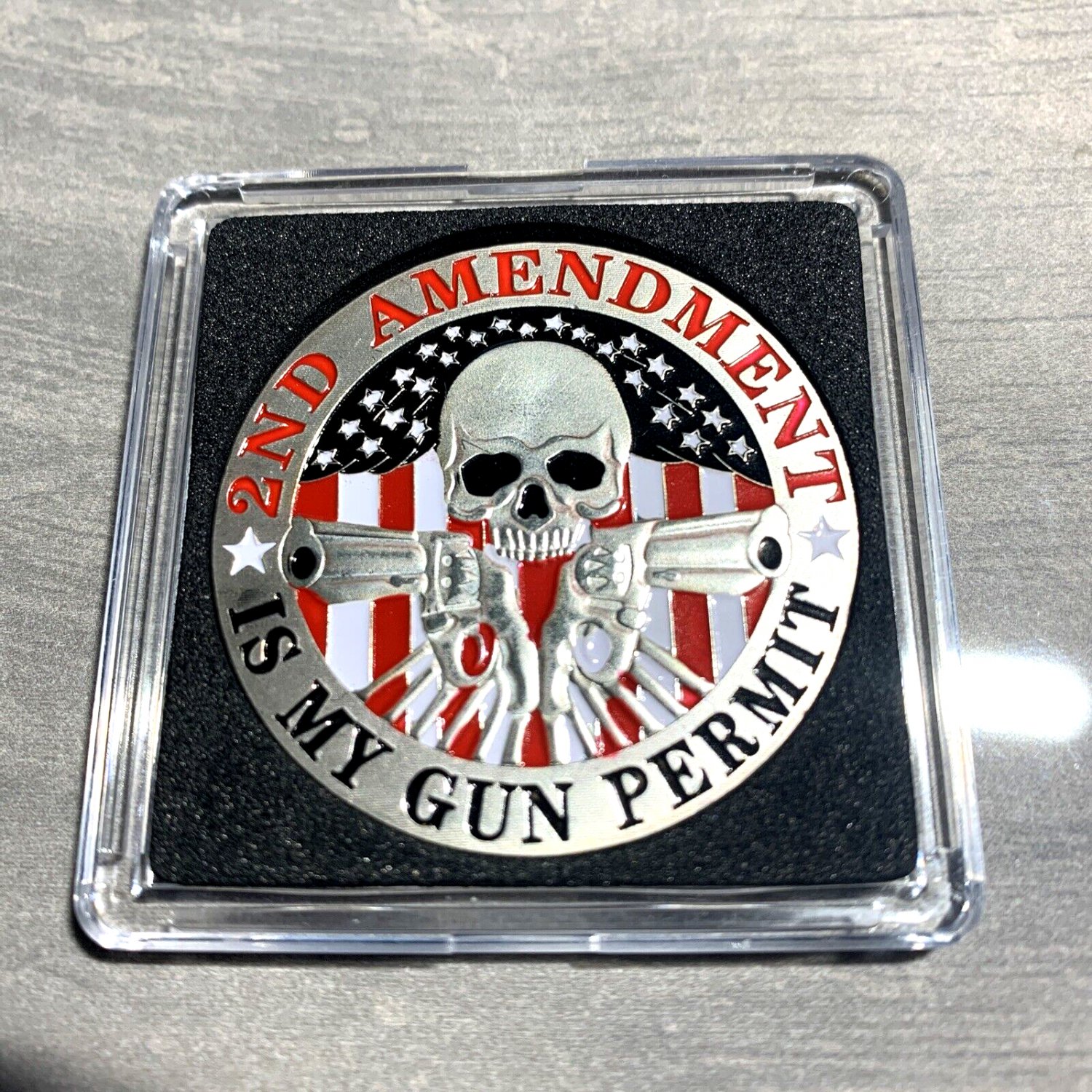 2nd Amendment Challenge Coin Right to Keep & Bear Arms-NEW Silver PL ...