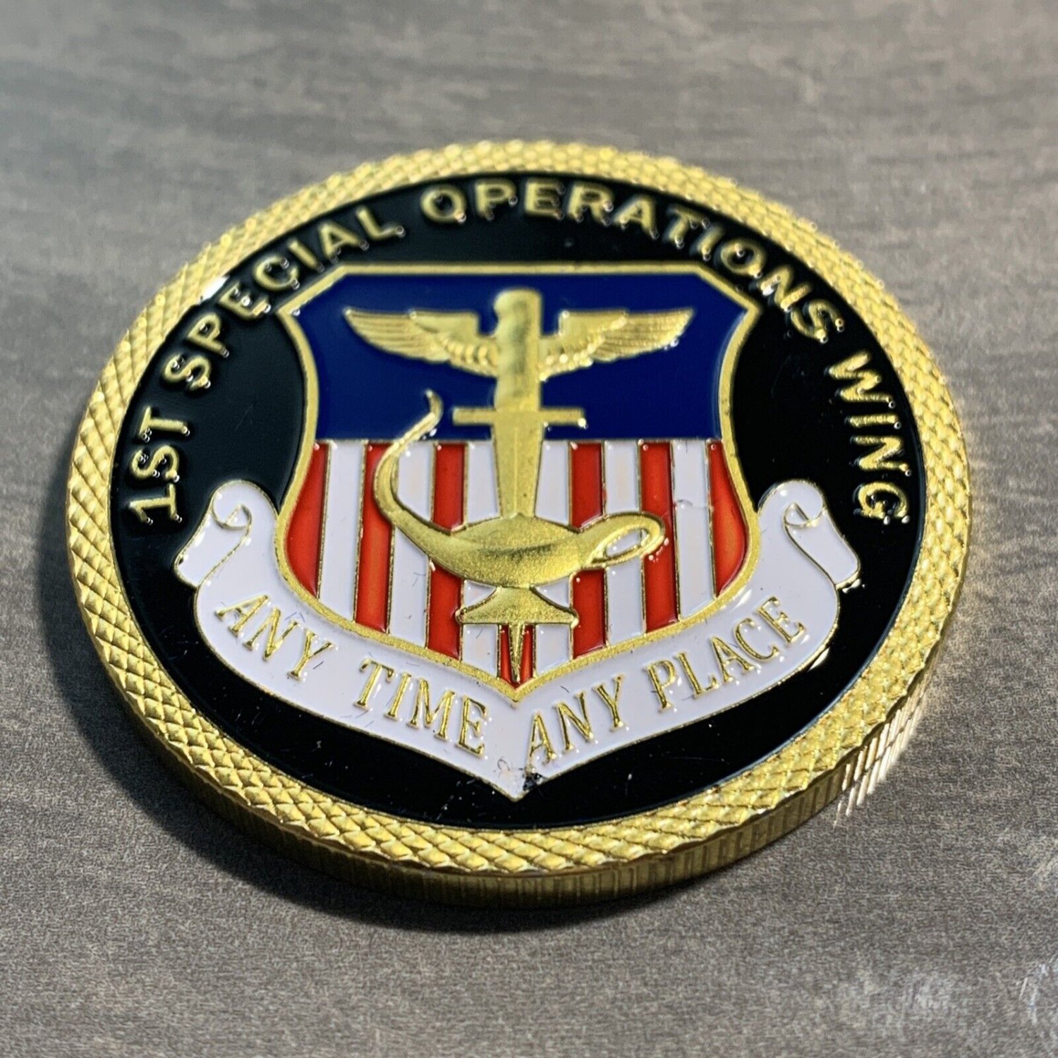 1st Special Operations Wing Challenge Coin USAF US Air Force New With box!