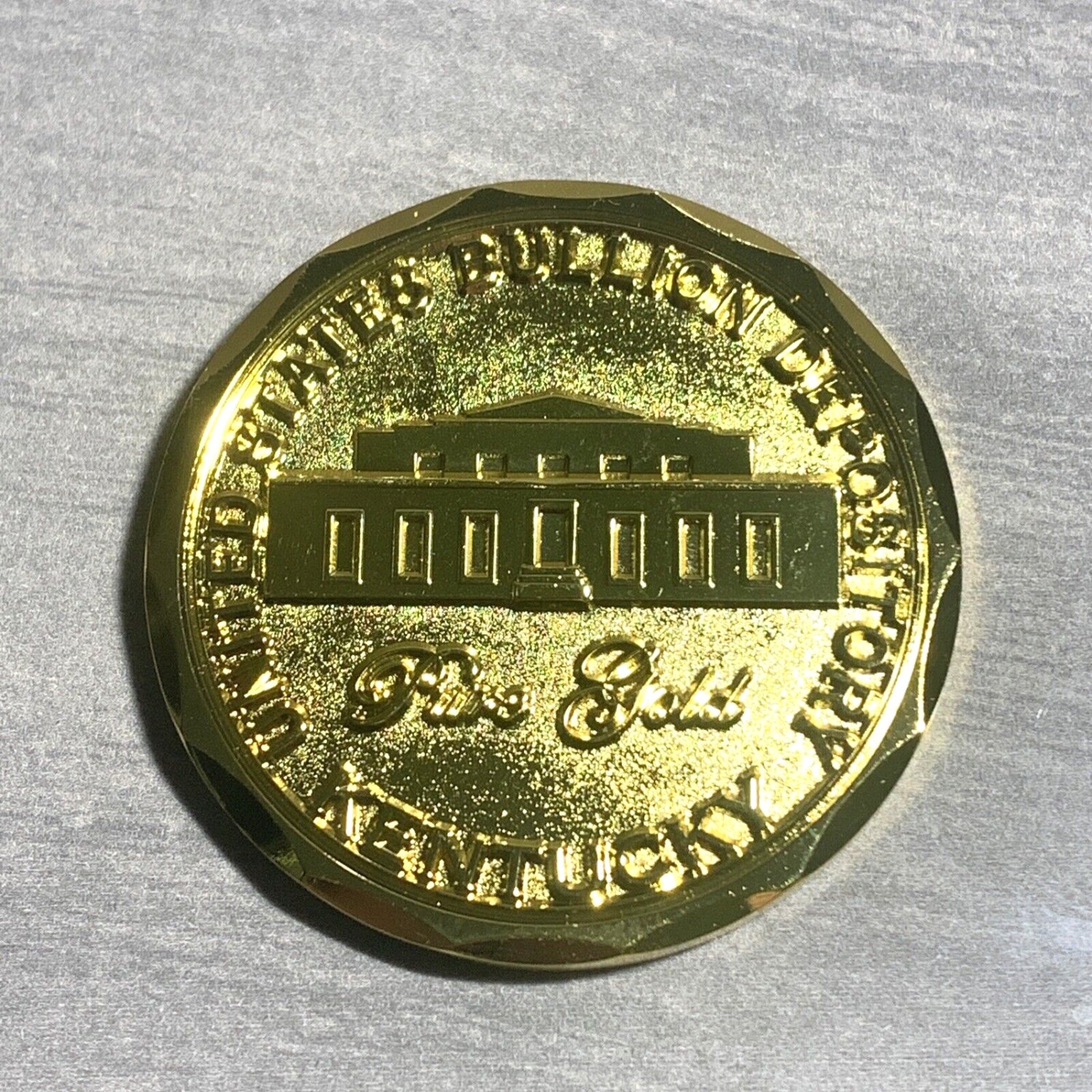 US ARMY FORT KNOX KY BULLION DEPOSITORY Challenge Coin 1.75" with BOX