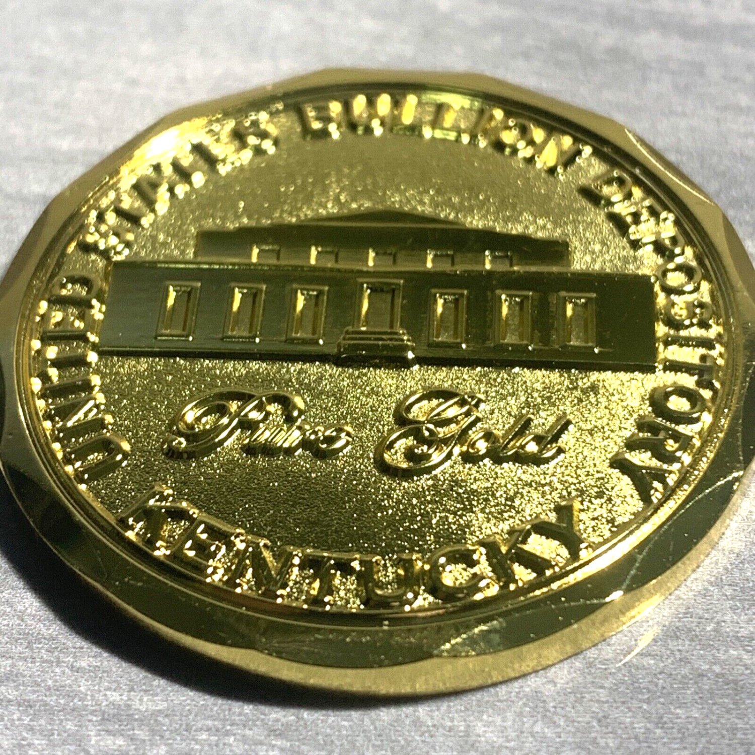 US ARMY FORT KNOX KY BULLION DEPOSITORY Challenge Coin 1.75" with BOX