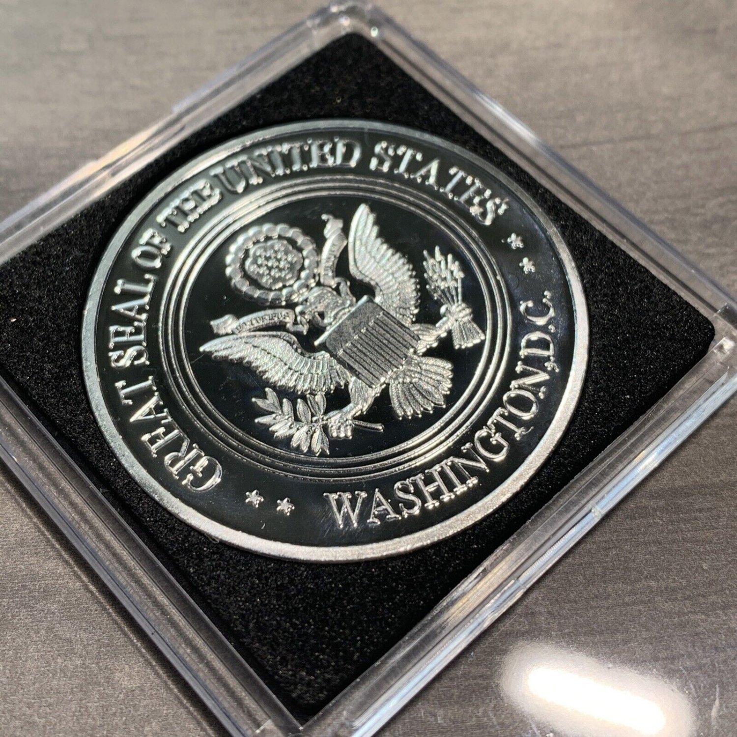 FBI Challenge Coin SILVER Federal Bureau Of Investigation United States ...