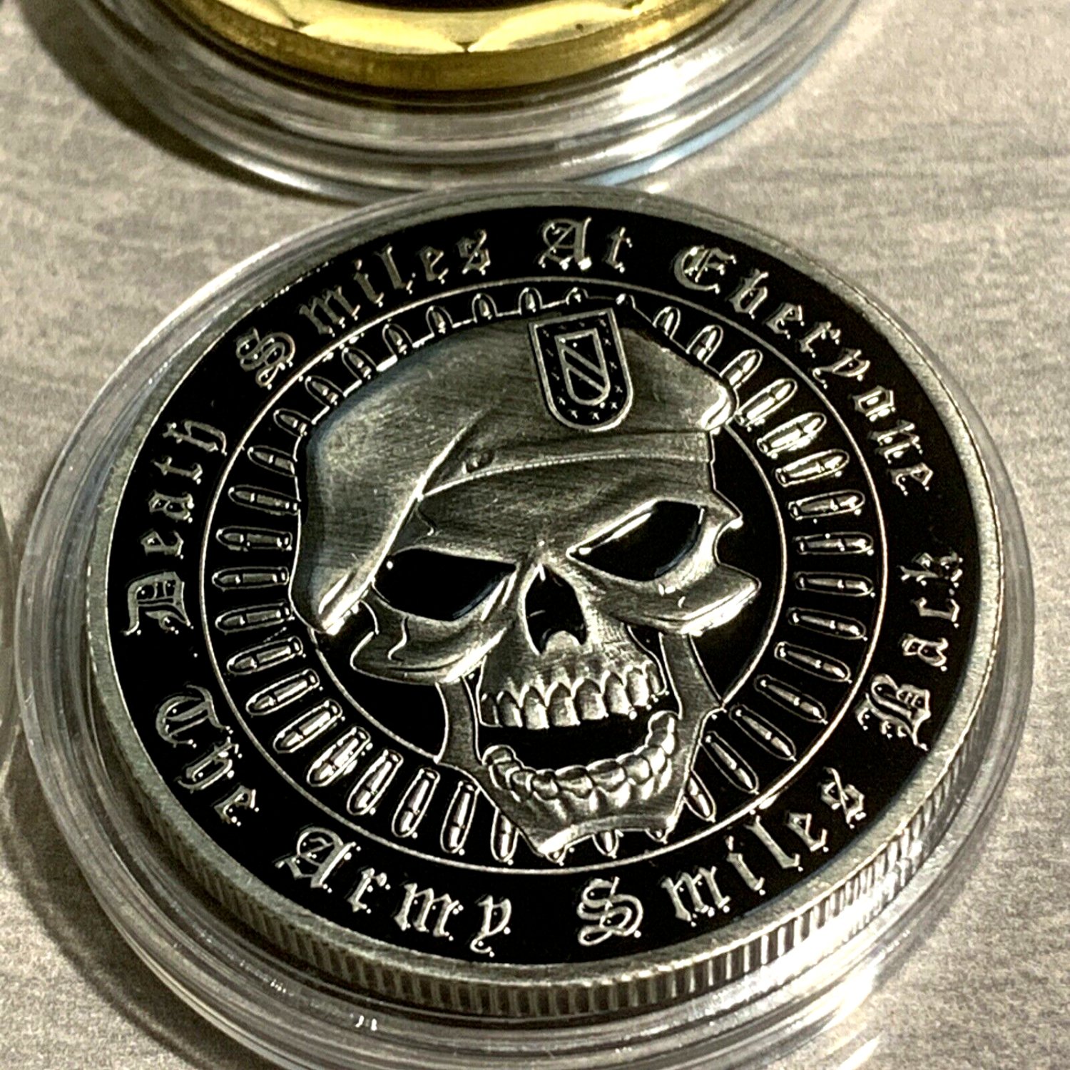 US ARMY CHALLENGE COIN LOT OF 4-1ST INF-1ST DIV-100 YR-DEATH Offers ...