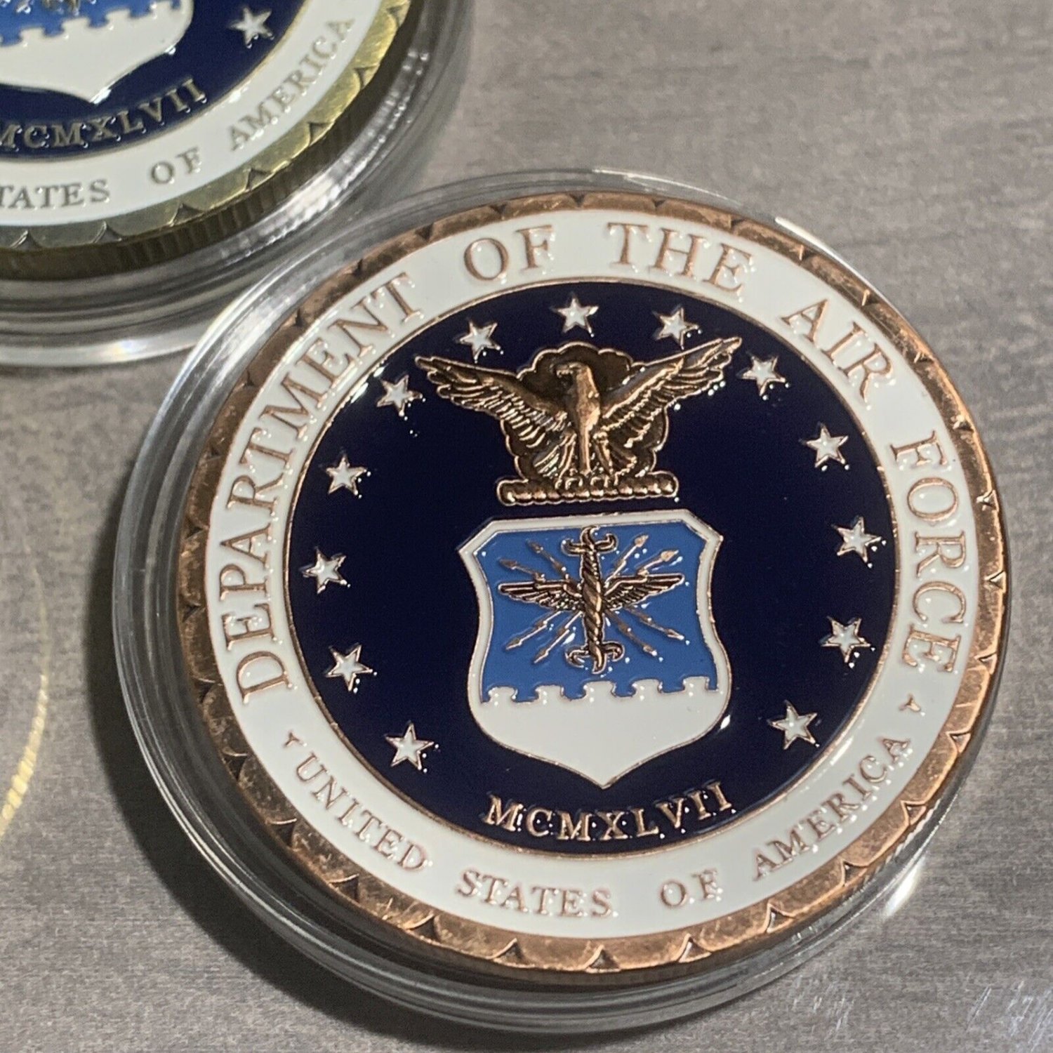 USAF F-15 F-16 F-22 F-35 F-117 STEALTH CHALLENGE COIN LOT OF 5-GREAT SET!