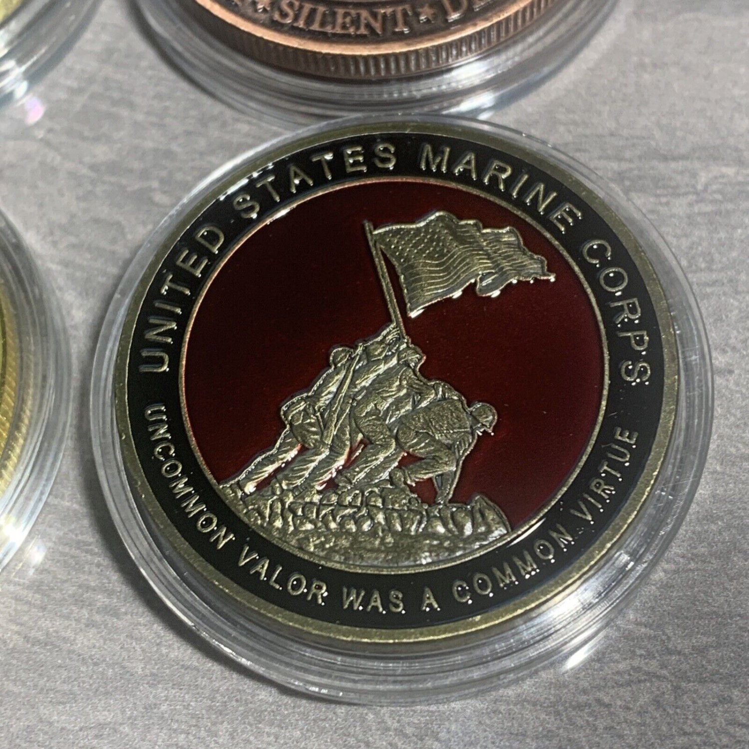 4 Challenge Coin Lot US MILITARY FORCE RECON-VETERAN IN STOCK SHIPS IN ...